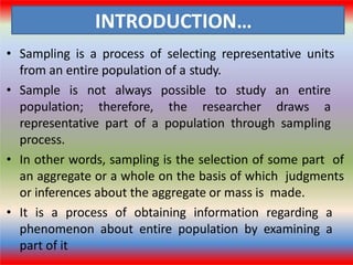 Sample and sampling techanique | PPTX
