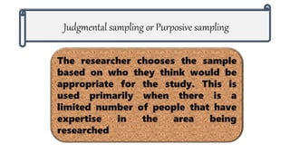 Sample and sampling techniques | PPT