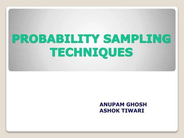 Sample and sampling techniques | PPT