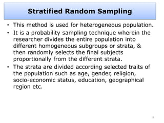Sample and sampling techniques | PPT