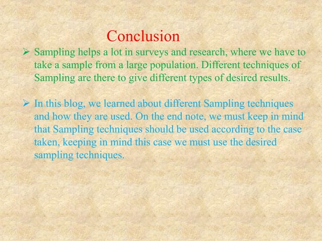 Sampling techniques of food | PPTX