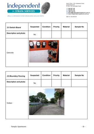 Sample apartments asbestos report | PDF