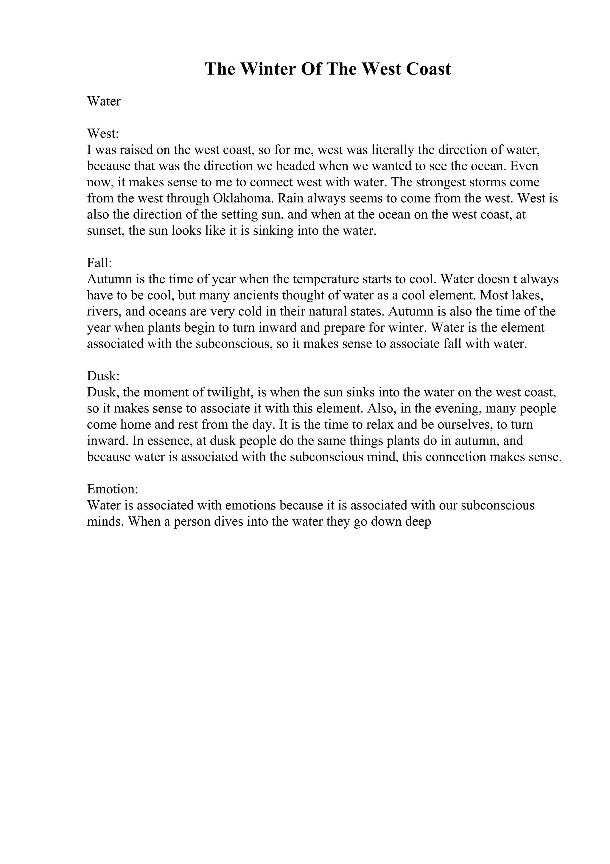 Sample Apa Style Essay | PDF