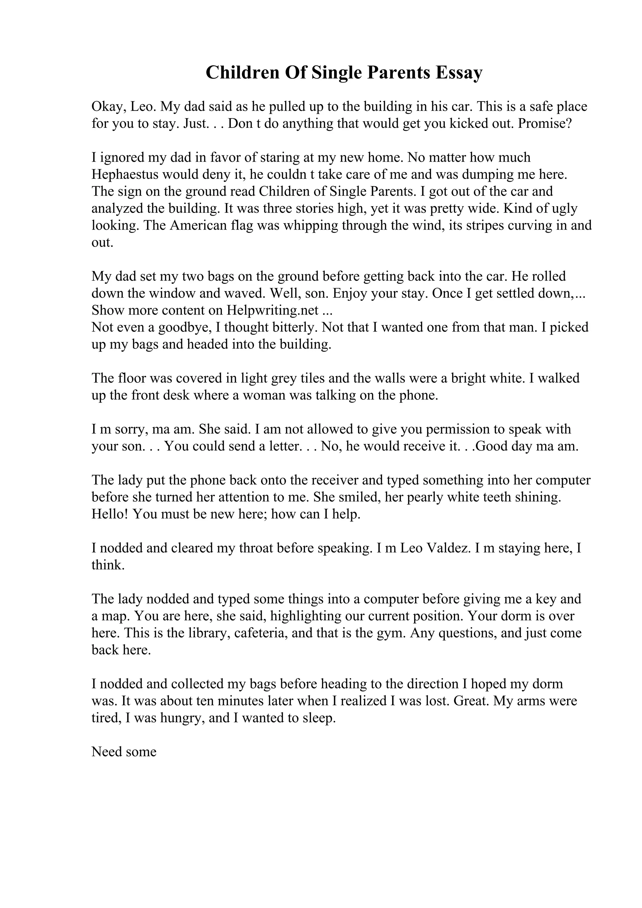 Sample Apa Style Essay | PDF