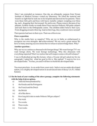 MAPS ENGLISH SAMPLE PAPER | PDF