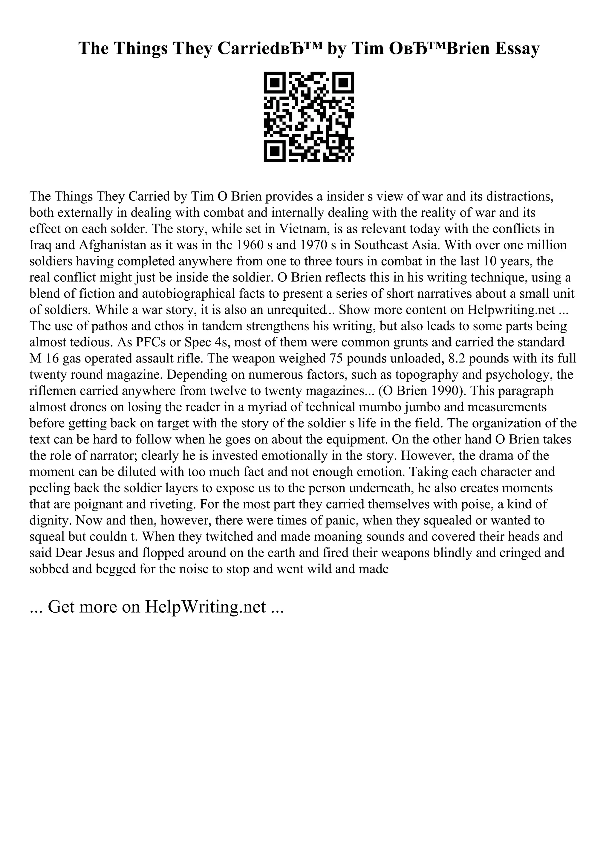 Sample Ap Lit Poem Essays | PDF