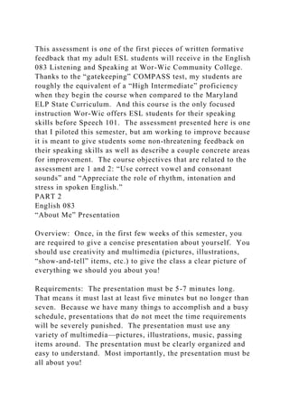 Sample Assessment RubricThe Sample Assessment requires submiss.docx