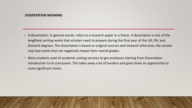 Sample Assignment - Dissertation Introduction to its Conclusion.pptx