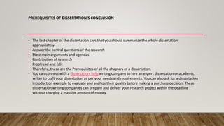 Sample Assignment - Dissertation Introduction to its Conclusion.pptx