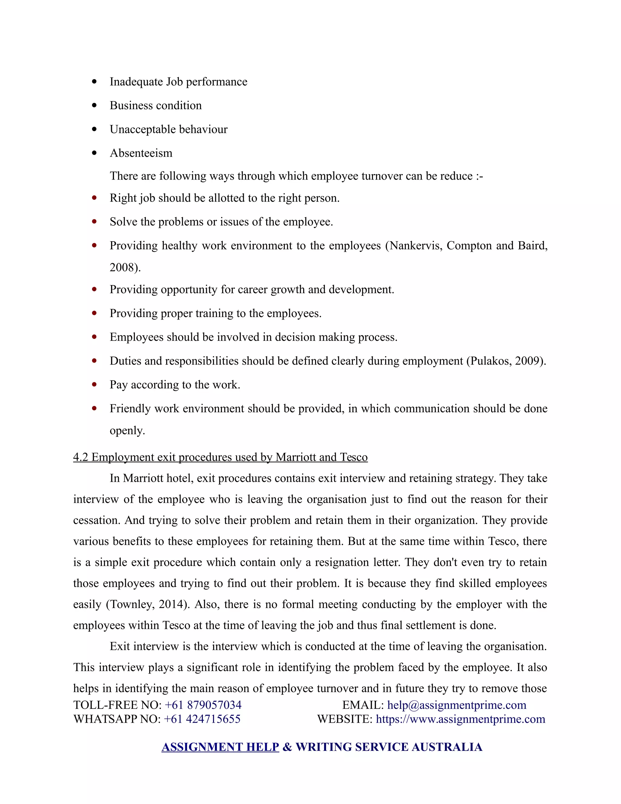 Sample Assignment on Human Resource Management | PDF