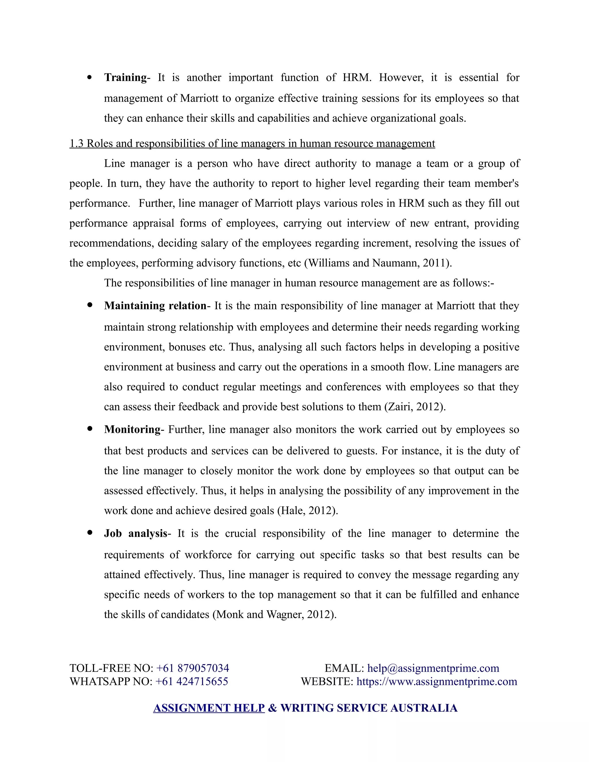 Sample Assignment on Human Resource Management | PDF