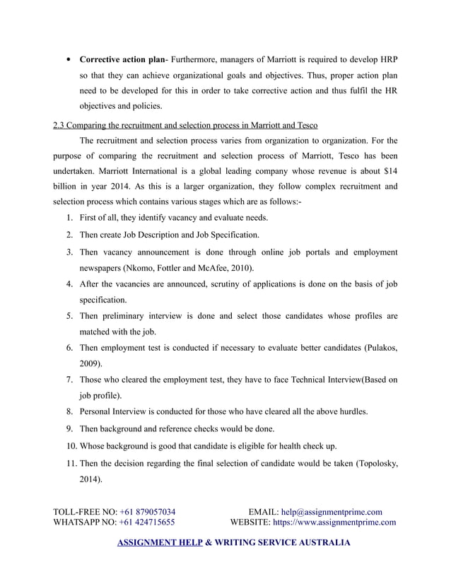 Sample Assignment on Human Resource Management | PDF