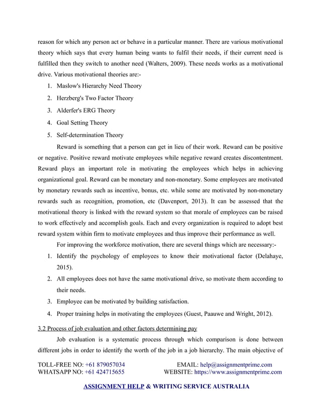 Sample Assignment on Human Resource Management | PDF