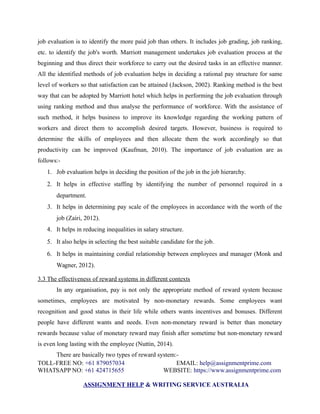 Sample Assignment on Human Resource Management | PDF