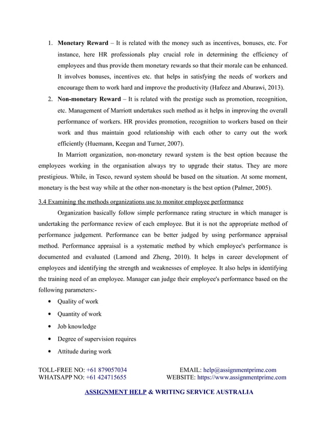 Sample Assignment on Human Resource Management | PDF