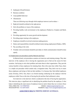 Sample Assignment on Human Resource Management | PDF