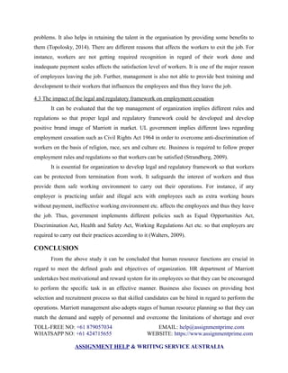 Sample Assignment on Human Resource Management | PDF