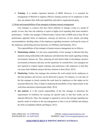 Sample Assignment on Human Resource Management | PDF