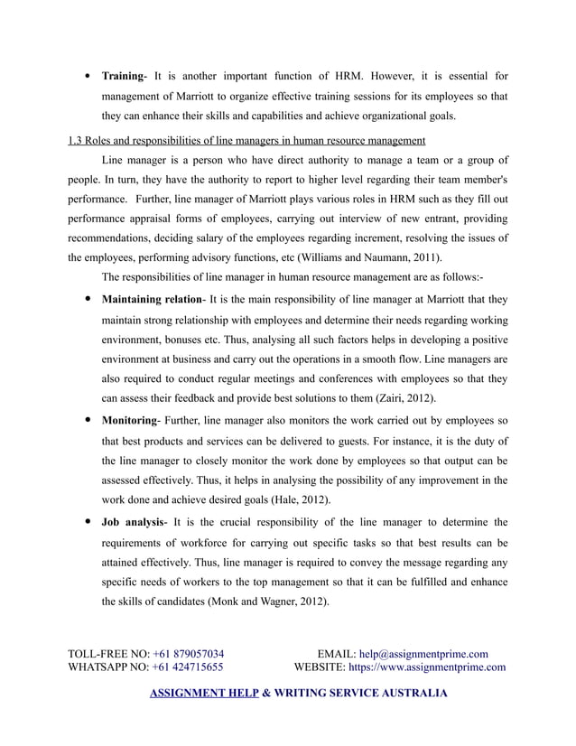 Sample Assignment on Human Resource Management | PDF