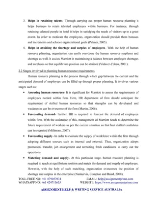 Sample Assignment on Human Resource Management | PDF