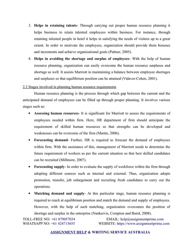 Sample Assignment on Human Resource Management | PDF