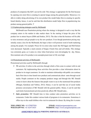 Sample Assignment on Marketing Principles - Assignment Prime Australia ...