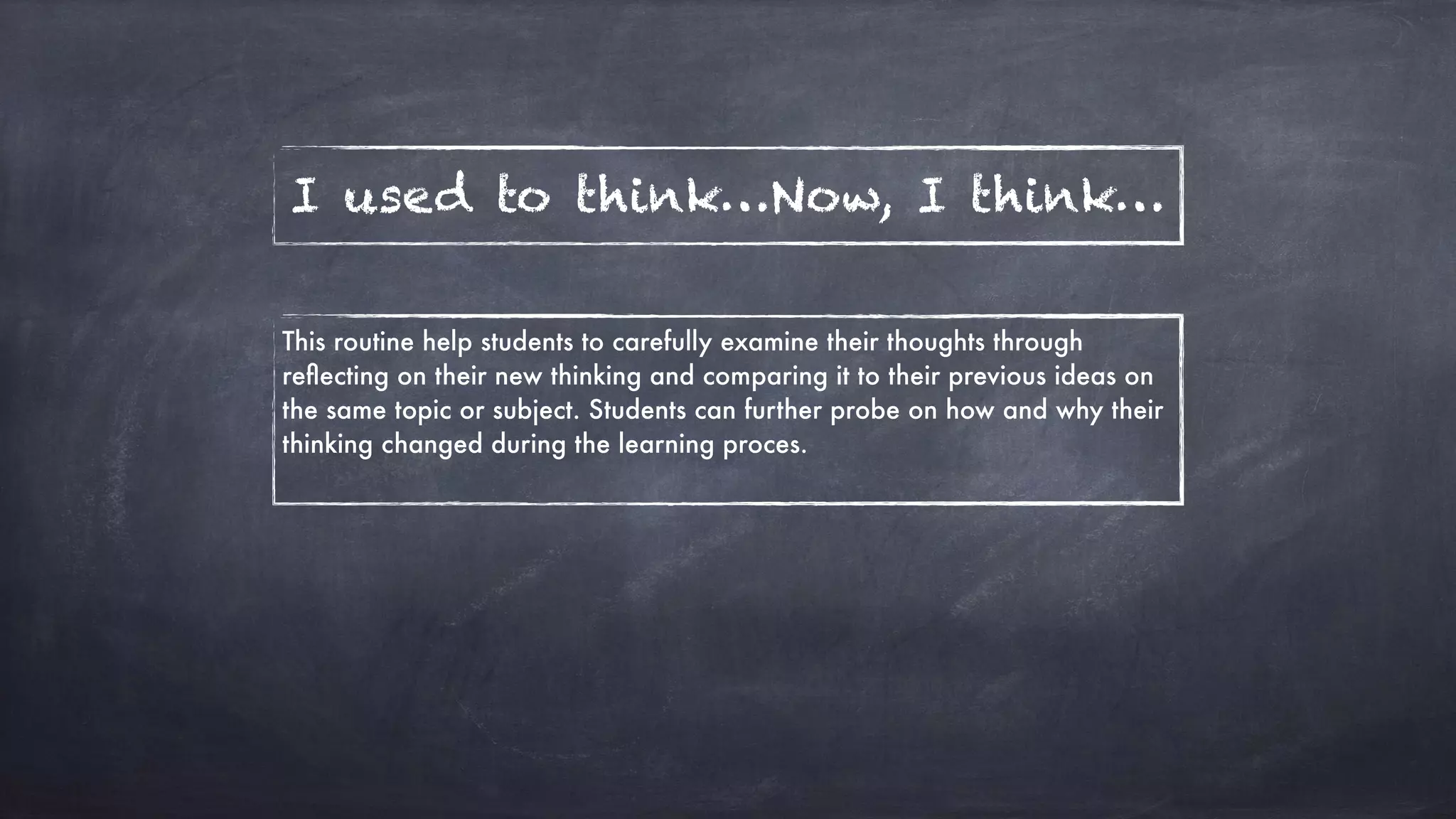 Sample background images of visible thinking routines for padlet walls ...