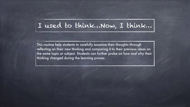 Sample background images of visible thinking routines for padlet walls ...