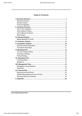 Sample Bakery Business Plan.pdf