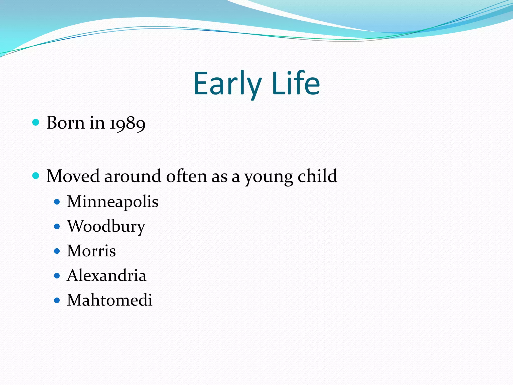 Sample Biography Presentation | PPTX