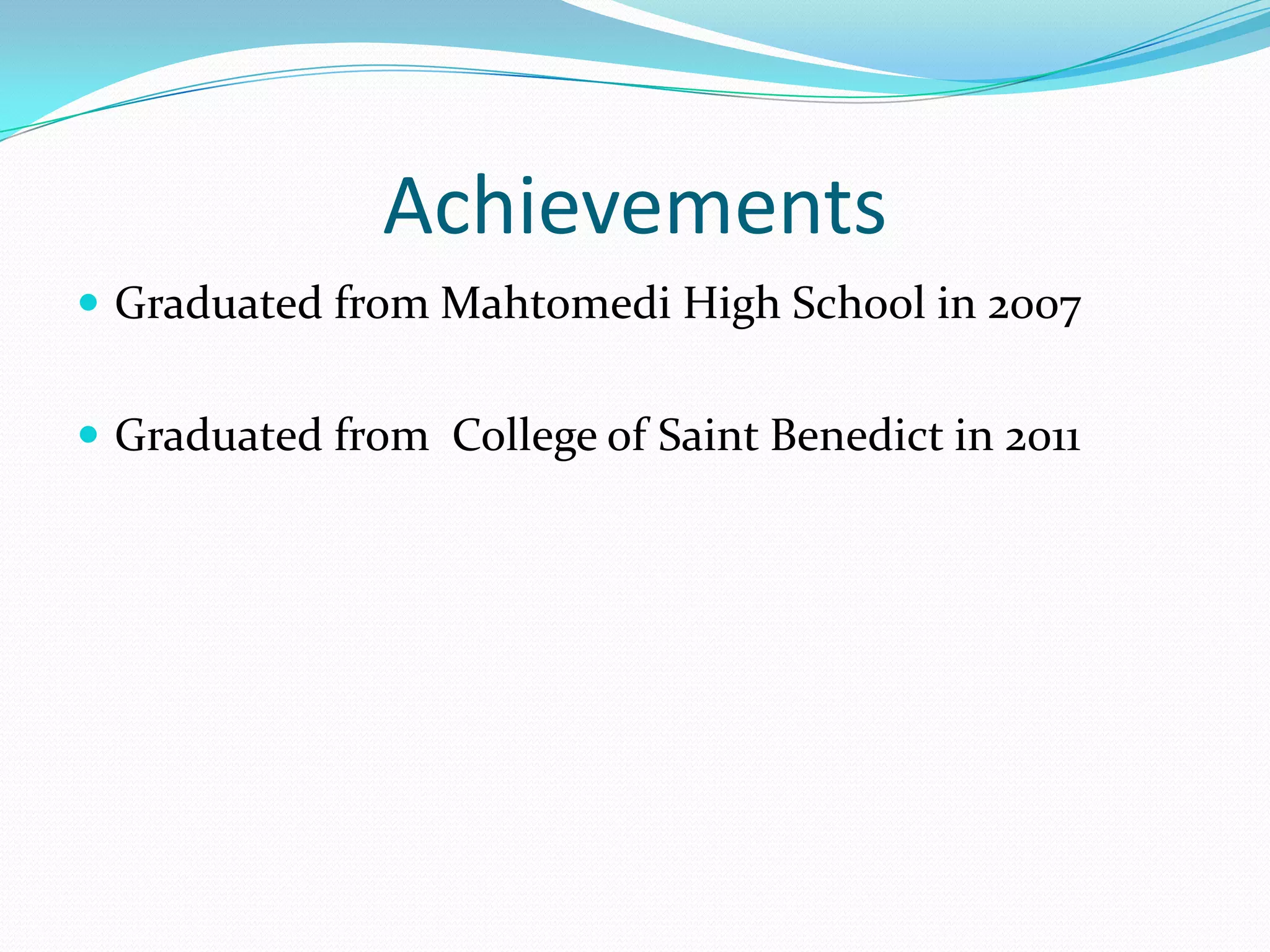 Sample Biography Presentation | PPTX