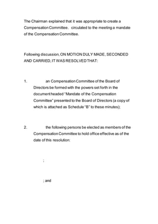 Sample Board Minutes | DOCX