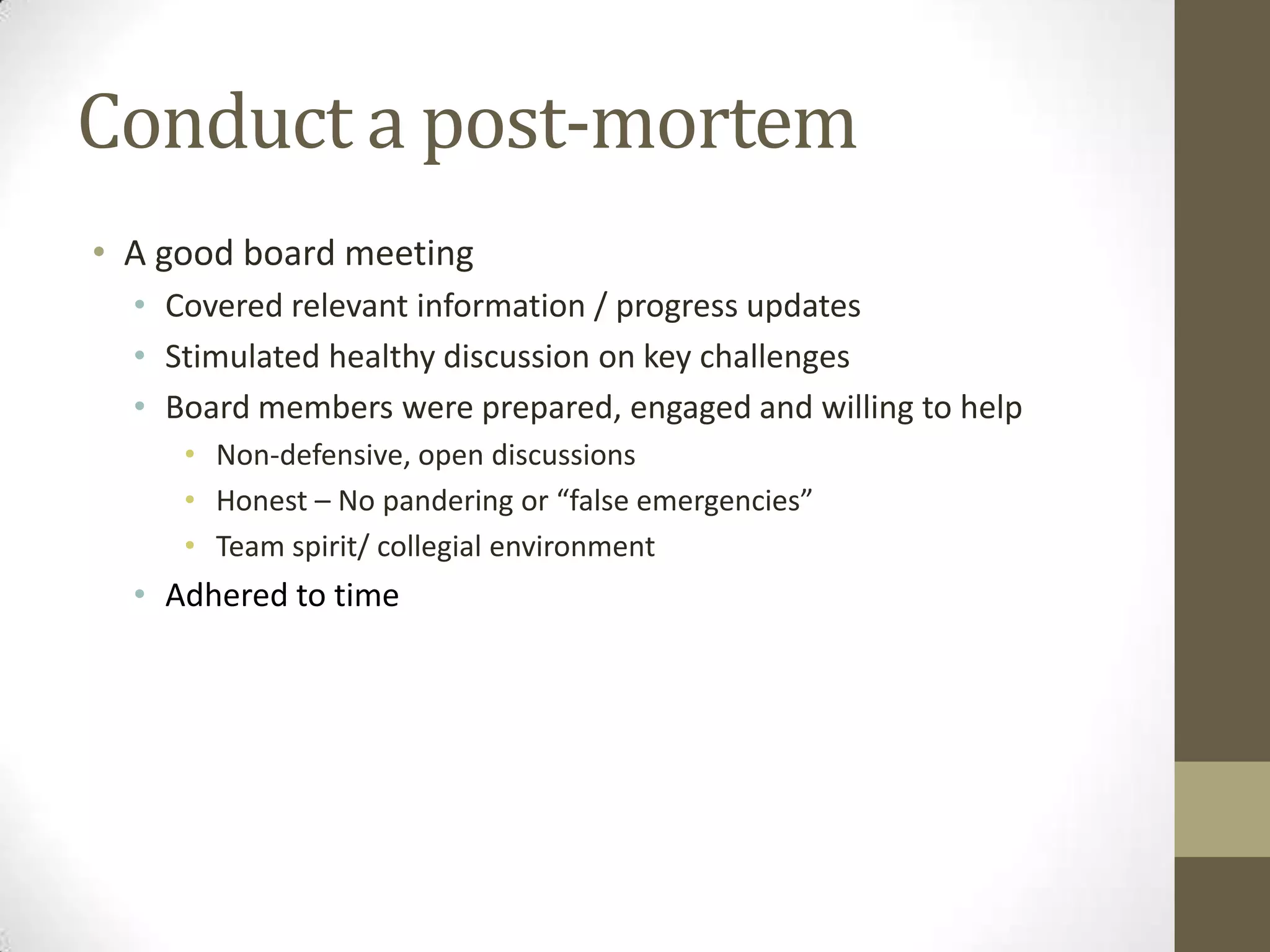 Sample Board Package | PPTX