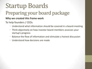 Sample Board Package | PPT