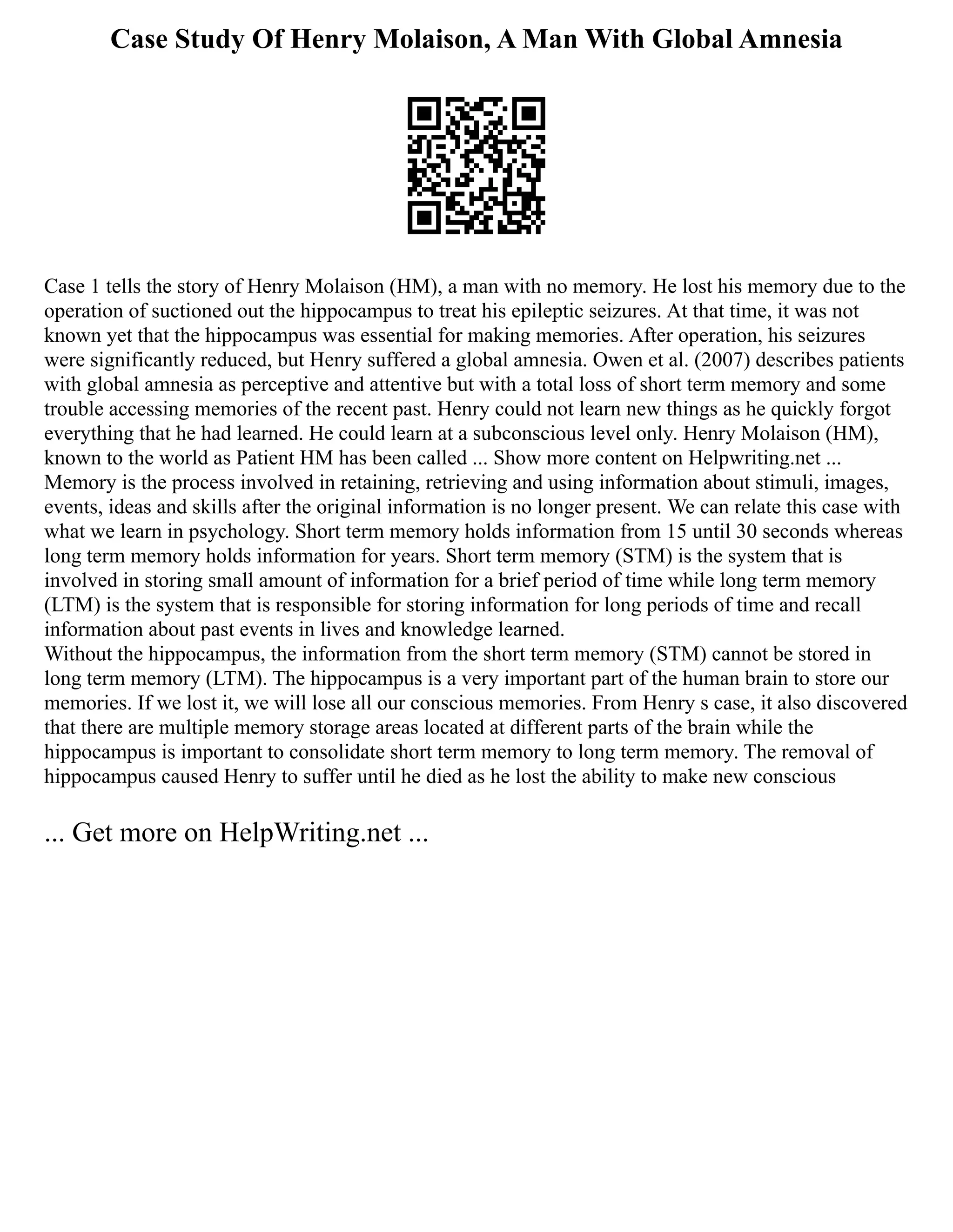 Sample Body Paragraph | PDF