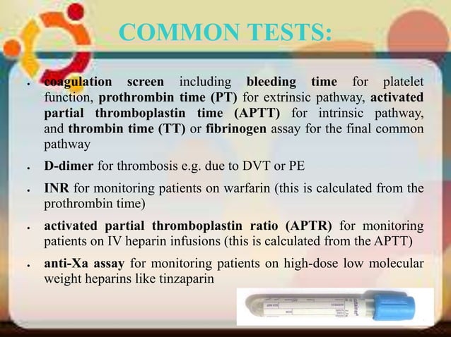 Sample bottles. | PPTX | Blood Disorders | Diseases and Conditions