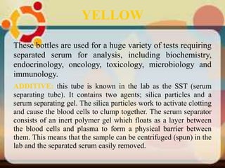 Sample bottles. | PPTX