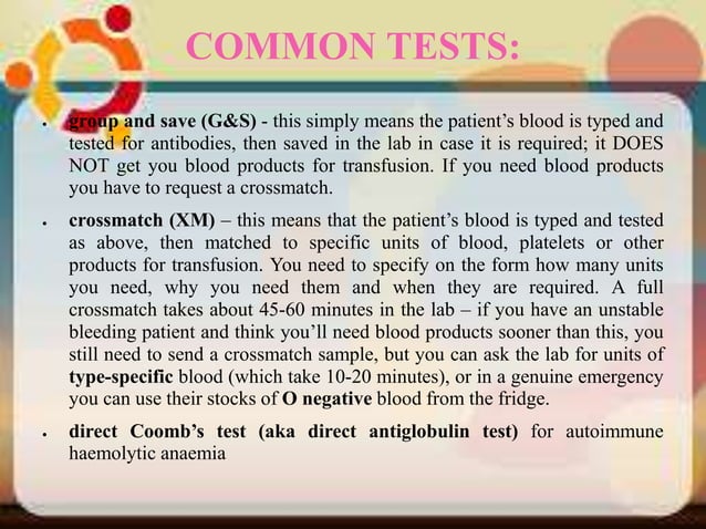 Sample bottles. | PPTX | Blood Disorders | Diseases and Conditions