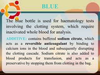 Sample bottles. | PPTX