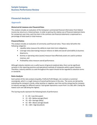 Sample Business Performance Review 2 2009 3 | PDF
