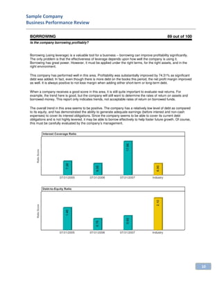 Business Performance Review