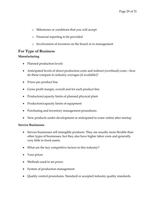 Samplebusinessplan | PDF