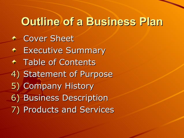 Sample business plan presentation | PPT