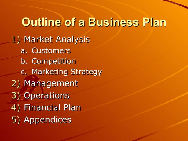Sample business plan presentation | PPT