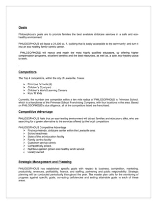 Sample Business Plan Synopsis | DOC