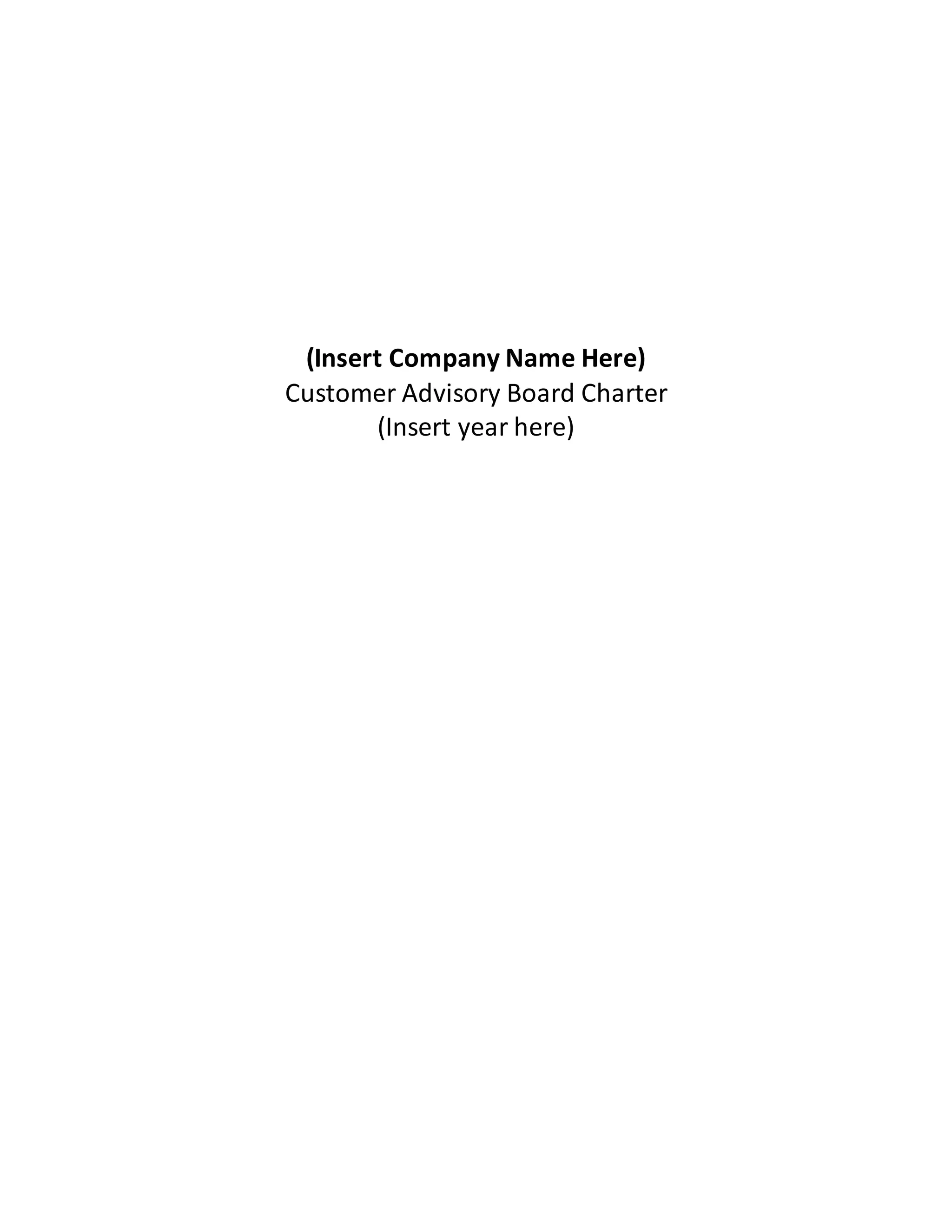 Sample CAB Charter | DOCX