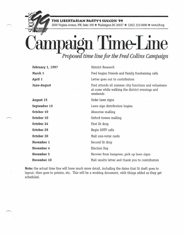 Sample campaignplan | PDF