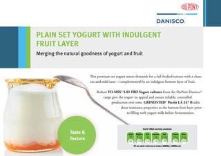 Plain Set Yogurt - YO-MIX | Sample card | PPT