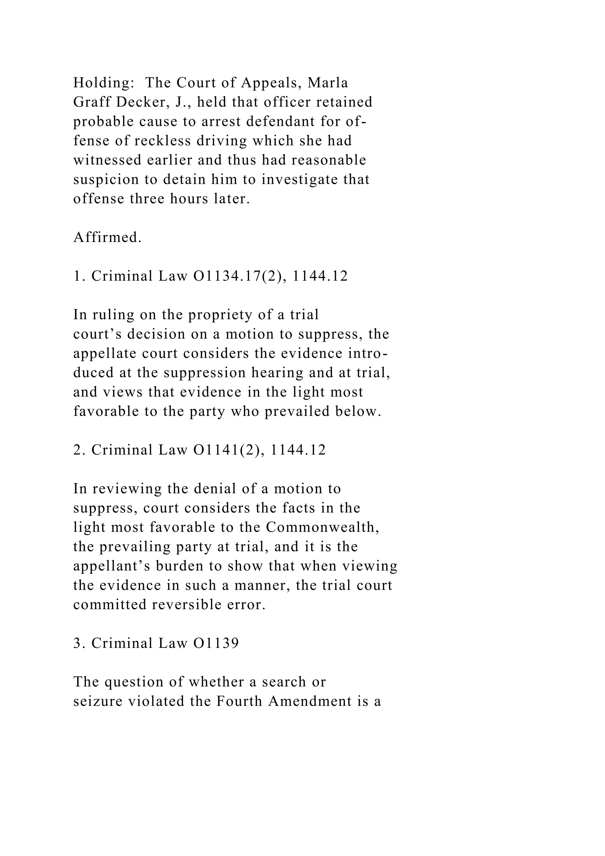 SAMPLE CASE BRIEFCaption Vosburg v. Putney, 80 Wis. 523 (.docx