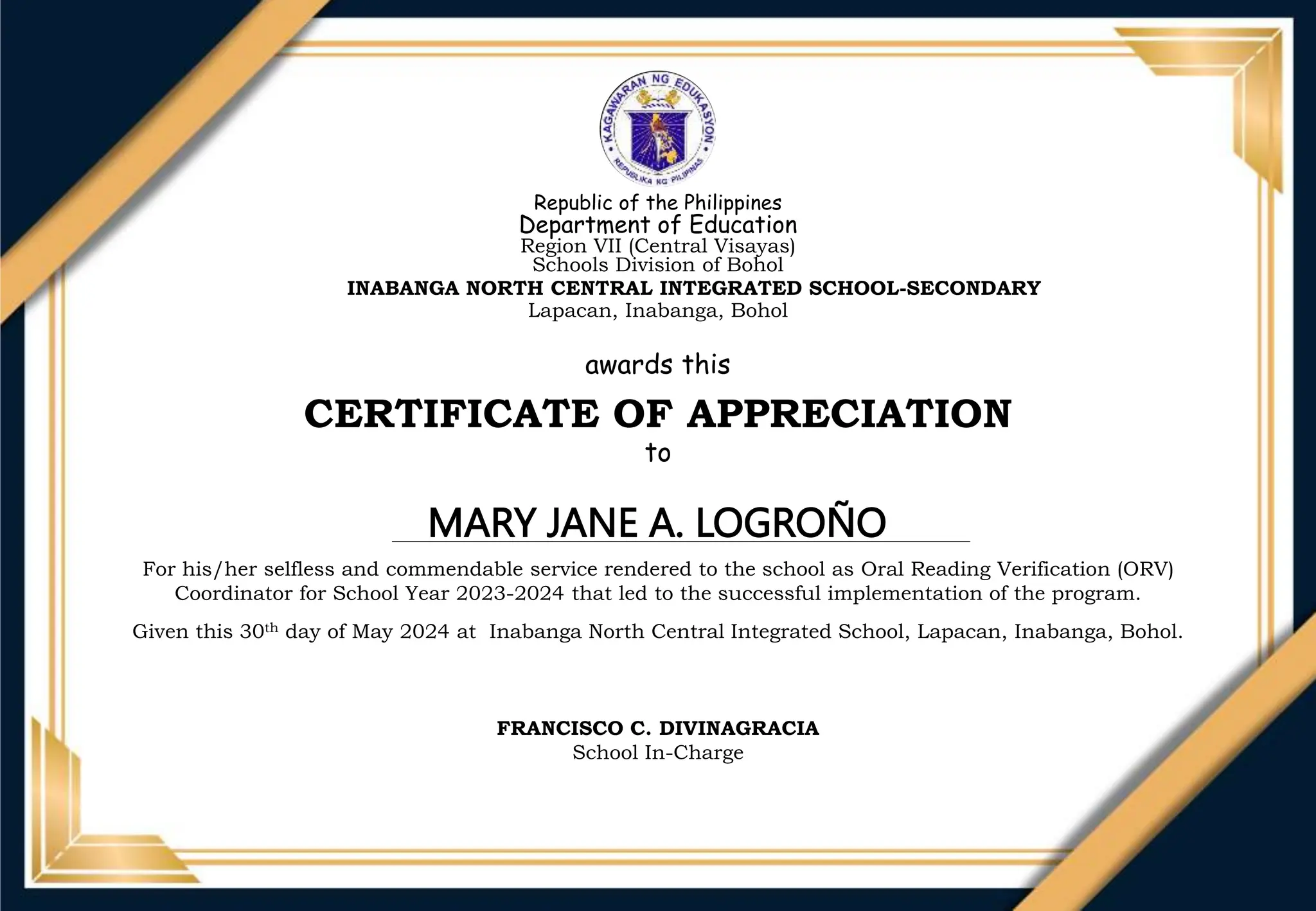 Sample Certificate for Coordinatorship (1).pptx